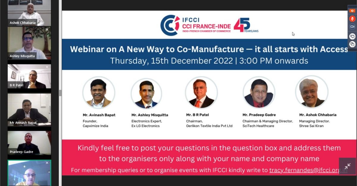 Webinar with Capximize India : A New Way to Co-Manufacture – it all ...